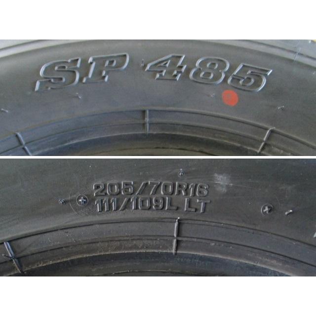 DUNLOP 205/70R16 111/109L ダンロップ SP485 中古 9.9分山 1本のみ サマータイヤ 2021年製 : ダルハン ヤフー店 - 通販 - Yahoo!ショッピング