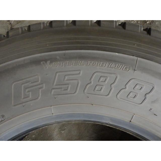 BRIDGESTONE 11R22.5 16PR ブリヂストン 夏 V-STEEL RIB LUG G588 中古 9.9分山 1本のみ ...