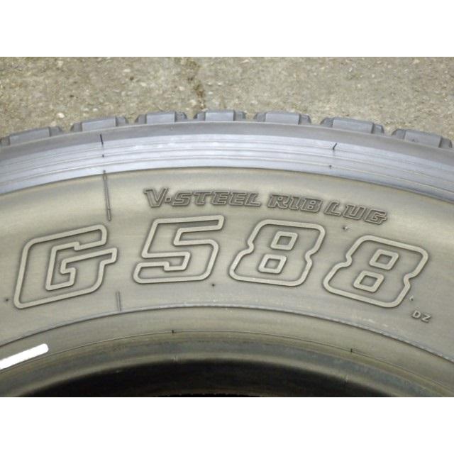 BRIDGESTONE 285/85R22.5 146/143J ブリヂストン G588 中古 9.9分山 2本セット サマータイヤ 2023 ...