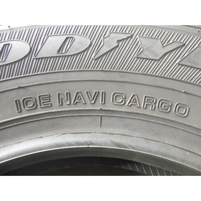 グッドイヤー 145R12 6PR GOODYEAR 冬 アイスナビ CARGO 中古 9.9分山 4本セット スタッドレスタイヤ 日本製 ...