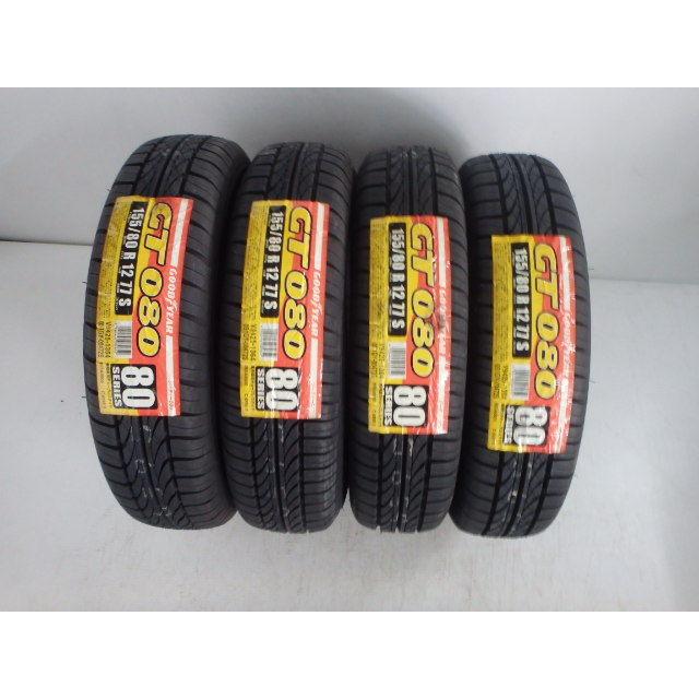 グッドイヤー GT080 155/80R12 77S 新品処分 4本セット サマータイヤ 2019年製 : s3872-19p4 : ダルハン ...