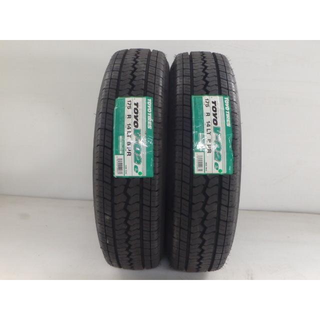 TOYO TIRES 175R14 8PR トーヨータイヤ 夏 V-02e 未使用 2本セット サマータイヤ 2019年製 175/14 ...