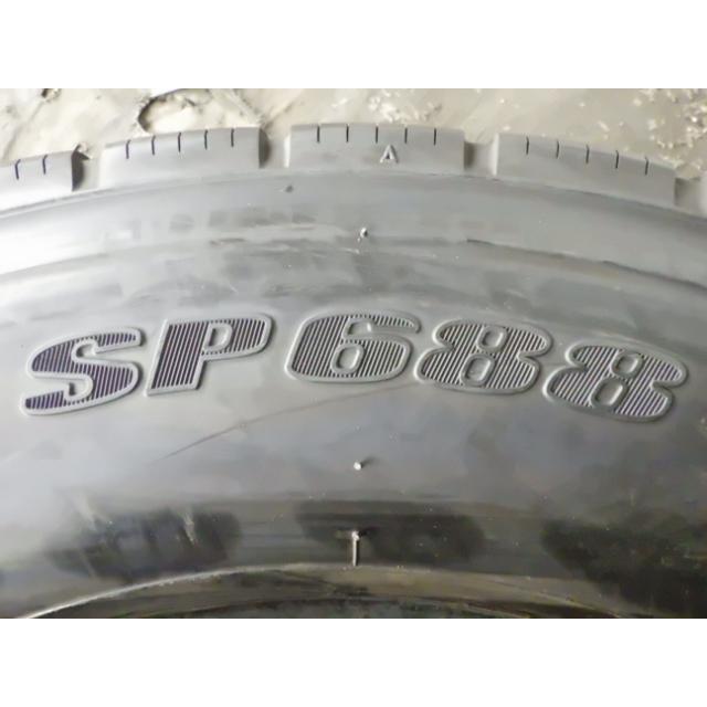DUNLOP（ダンロップ） 245/70R19.5 136/134J SP688 中古 8分山 2本セット オールシーズンタイヤ 2017年製 ...