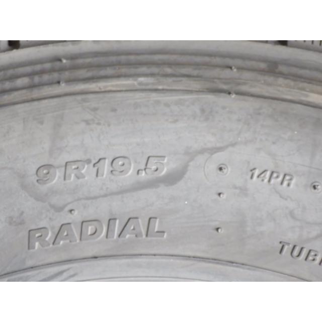 BRIDGESTONE 9R19.5 14PR ブリヂストン MIX V-STEEL M810 中古 2本セット オールシーズンタイヤ 日本製 9/19.5 9-19.5 UT3074 ...