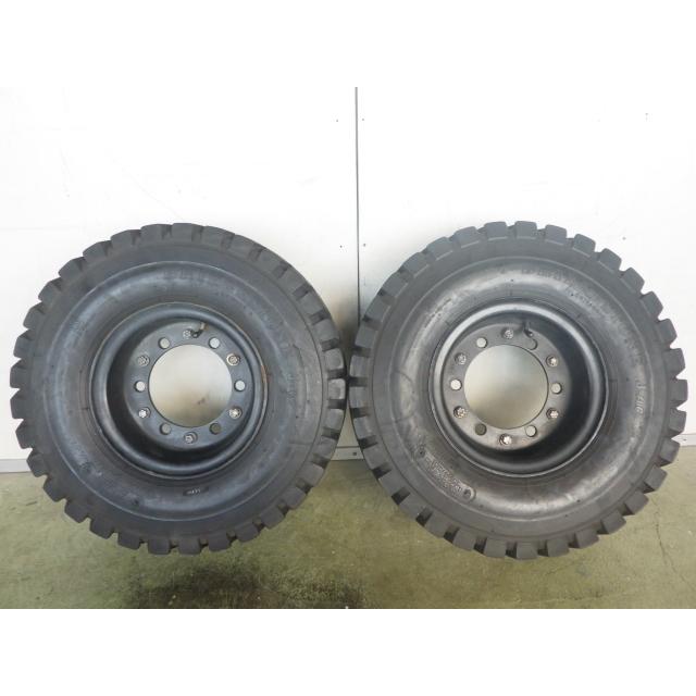 BRIDGESTONE 6.50-10 10PR 中古 2本セット 夏タイヤ 鉄ホイール ブリヂストン J-LUG JLA 10×5.00 PCD180 6穴 XW981 ポイント利用 ...