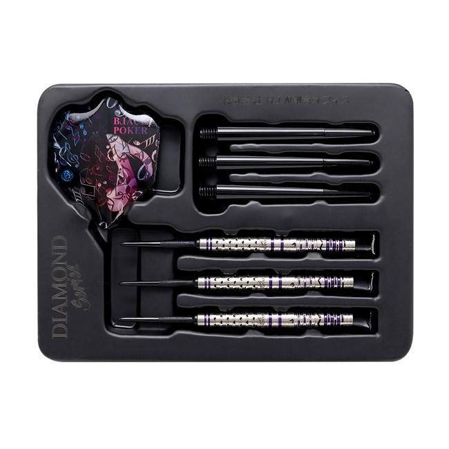 火の鳥 DARTS JAPAN(ヒノトリダーツジャパン) TOKYO BLACK POKER BARREL DIAMOND Series ...