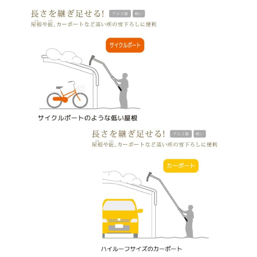 VERSOS 伸縮 雪下ろし棒 除雪 豪雪 雪かき 大雪 屋根 避難 カーポート 物置 簡単操作 家庭用 VS-GS03 : vs-gs03 : PCBOX78ヤフー店 - 通販 ...