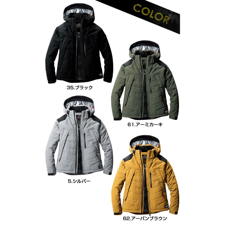 BURTLE バートル 防寒着 ジャケット 大型フード付き 5270 サーモクラフト対応 防風 反射 男女兼用 アウトドア 作業服 作業着 防寒服 3XL : 作業服の専門店だるま商店 ...