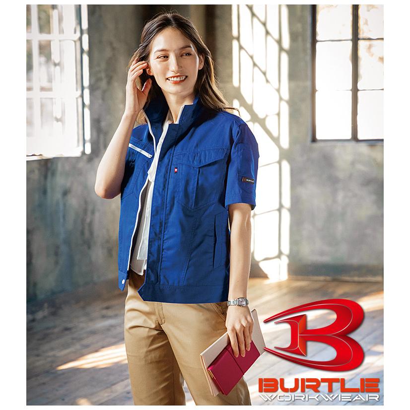 BURTLE バートル 半袖ジャケット 6082 ブルゾン ジャンパー 春夏 作業服 作業着 : 作業服の専門店だるま商店 - 通販 - Yahoo!ショッピング
