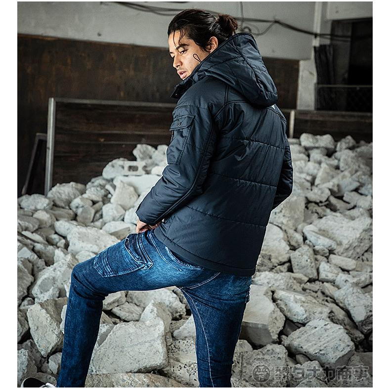 BURTLE バートル 防寒着 ジャンパー 大型フード付き防寒ジャケット 7510 秋冬 男女兼用 ブルゾン 防風 撥水 防汚 作業服 防寒服 7510シリーズ 4L-5L : 作業服の専門店 ...