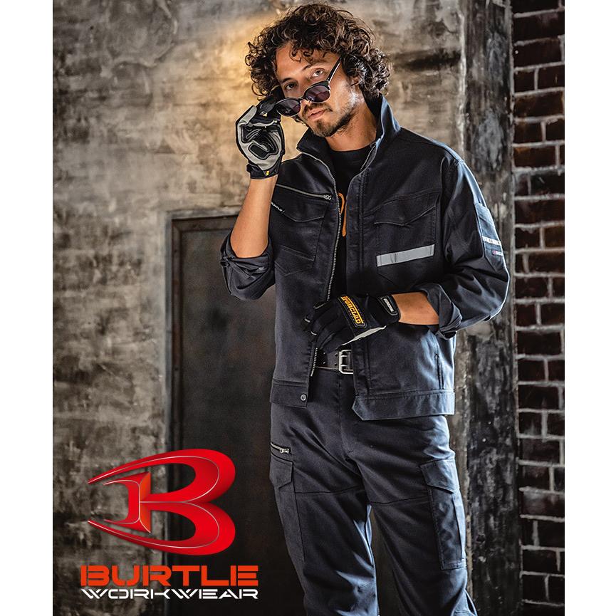 BURTLE バートル 作業着 上下セット 長袖ジャケット 9071R カーゴパンツ 9072R 高視認リフレクター 秋冬 男女兼用 反射 ジャンパー ズボン 作業服 9071Rシリーズ ...
