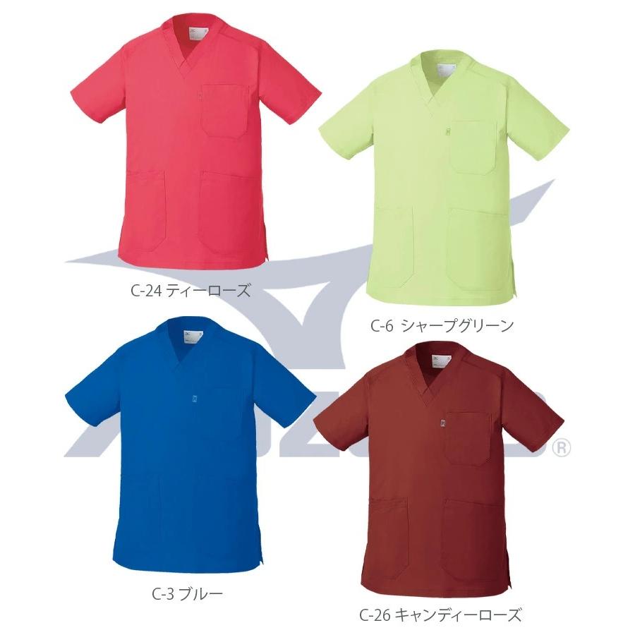 MIZUNO ミズノ ストレッチスクラブ MZ-0120 男女兼用 レーヨン混 透け防止 UVカット 医療用白衣 クリニック ナース チトセ 送料無料 : 作業服の専門店だるま商店 - 通販 ...