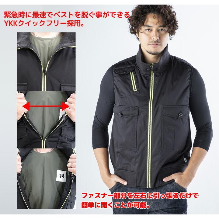 防寒着 防寒ベスト 中綿 タスクフォース 保温 裏アルミプリント 00104 秋冬 YKKクイックフリー メンズ 防寒服 作業服 作業着 tASkfoRce 大川被服 : 作業服の専門店だるま ...