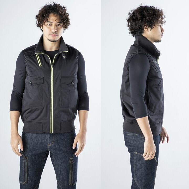 防寒着 防寒ベスト 中綿 タスクフォース 保温 裏アルミプリント 00104 秋冬 YKKクイックフリー メンズ 防寒服 作業服 作業着 tASkfoRce 大川被服 : 作業服の専門店だるま ...