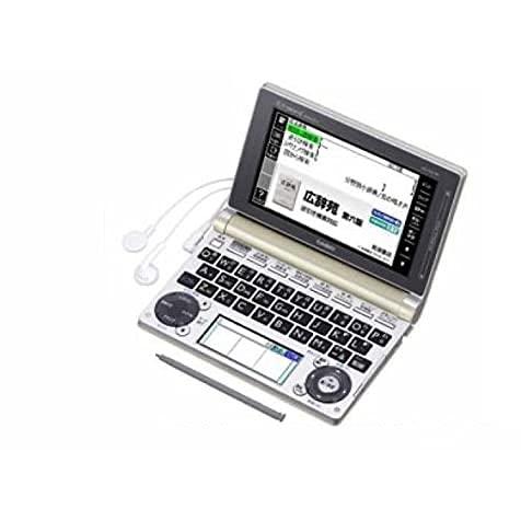 カシオ5.3型 EX-word 電子辞書 シャンパンゴールド XD-D6100GD 110コンテンツ 2000小説 2000クラシック名曲 ...