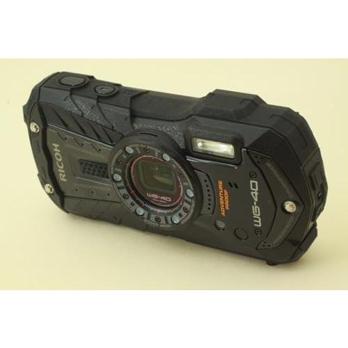 RICOH 防水デジタルカメラ WG-40 ブラック 防水14m耐ショック1.6m耐寒-10度 BK 04675 : DashDash - 通販 - Yahoo!ショッピング