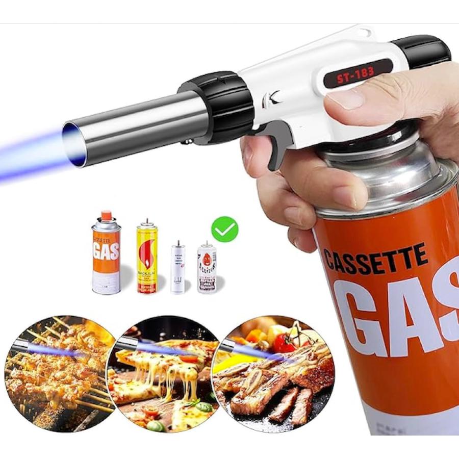 【料理用 調理用 火起こし】 ガスバーナー トーチバーナー WEIPAI 900℃〜1300℃ 炙り 風防 キャンプ BBQ 逆さ使用可能 溶接 火力 : DashDash - 通販 ...