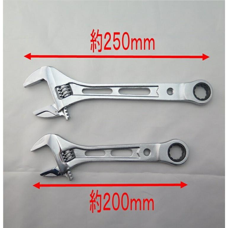 高儀 ギスケ GISUKE モンキーレンチ ギアレンチ 17mm付き 軽量ワイドモンキー+1 250mm/最大開口36mm 200mm/最大開口30mm タカギ : だてもの - 通販 ...