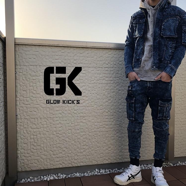GLOWKICKS グローキックス 作業着 ブルゾン GKW-2031 ストレッチライダース型ジャケット 補強パッド入り ネイビー K-ZOC ケイゾック : だてもの - 通販 ...