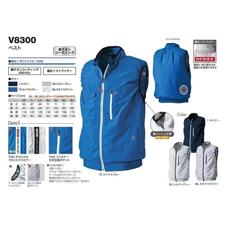 熱中症対策 HOOH 鳳皇 快適ウェア V8300 裏チタンコーティングベスト M~4L,6L,8Lサイズ 空調ベスト 袖なし アウトドアにも 避暑対策 : だてもの - 通販 - Yahoo ...