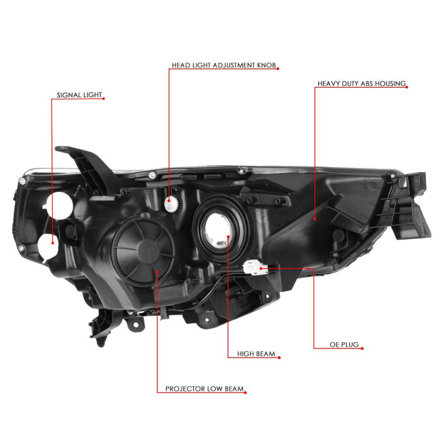 14-22y 4ランナー ヘッドライト インナーブラック 4Runner / 純正タイプ : デイブレイク Yahoo!ショップ - 通販 - Yahoo!ショッピング