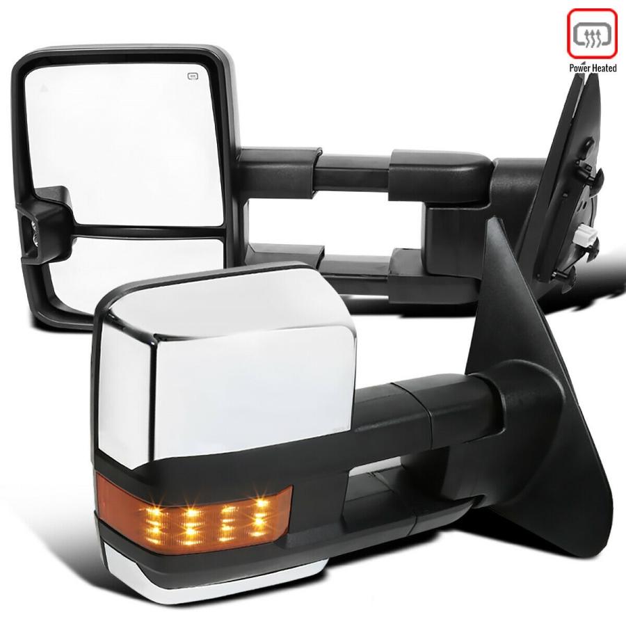 07-14y シボレー タホ トーイングドアミラー アンバー / トーイングミラー ドアミラー クローム : デイブレイク Yahoo!ショップ - 通販 - Yahoo!ショッピング