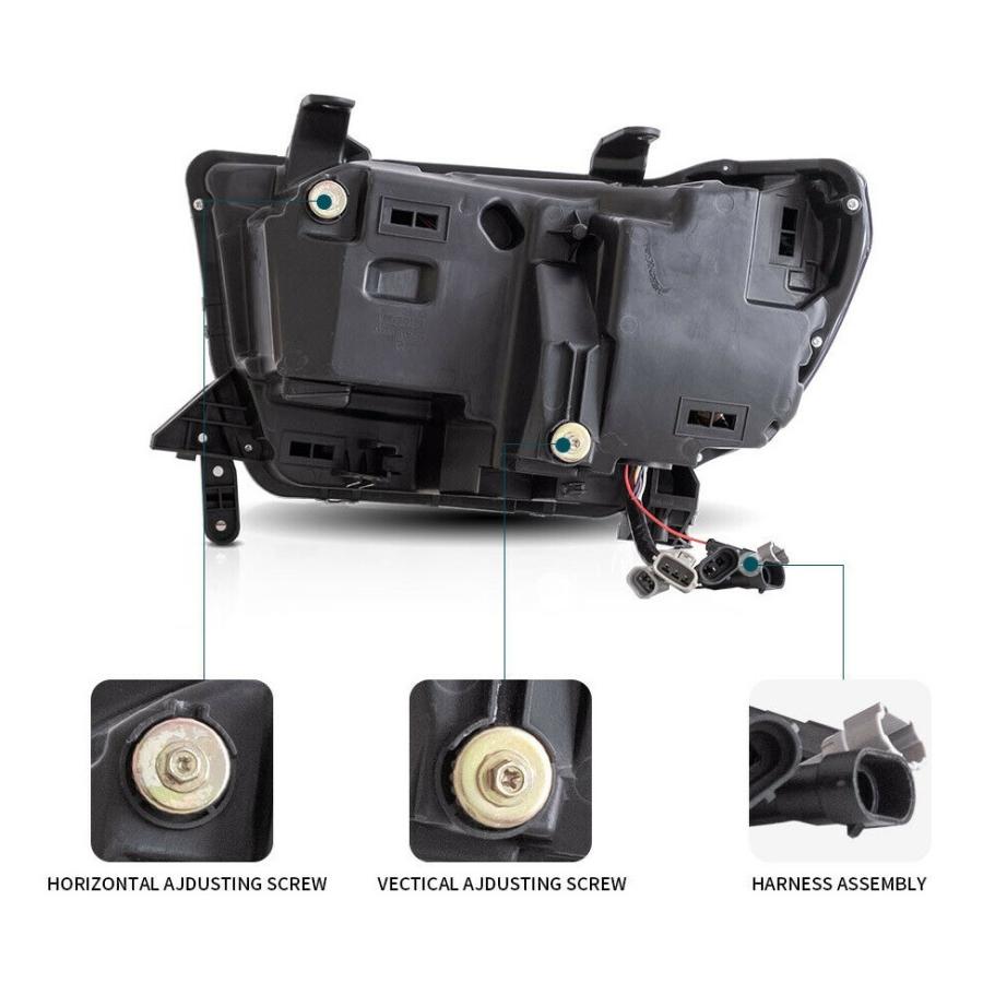 07-13y タンドラ ヘッドライト 3眼レンズ / シーケンシャル LED : デイブレイク Yahoo!ショップ - 通販 - Yahoo!ショッピング