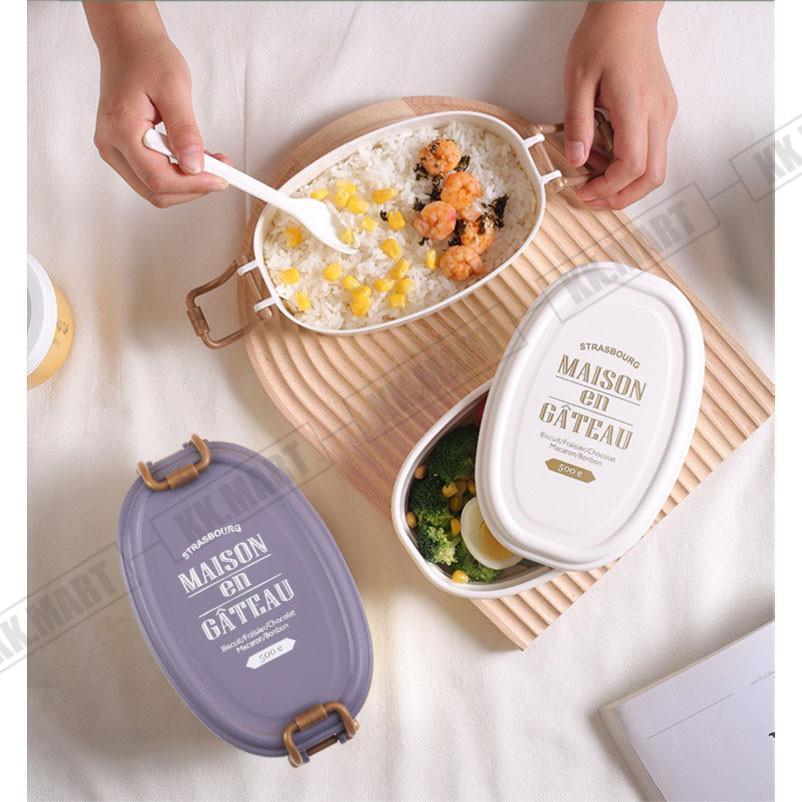 弁当箱 おしゃれ レディース 2段 男性 女子 サブヒロモリ ランチボックスブランシュクレ オーバルタイトランチ : day day shop - 通販 - Yahoo!ショッピング