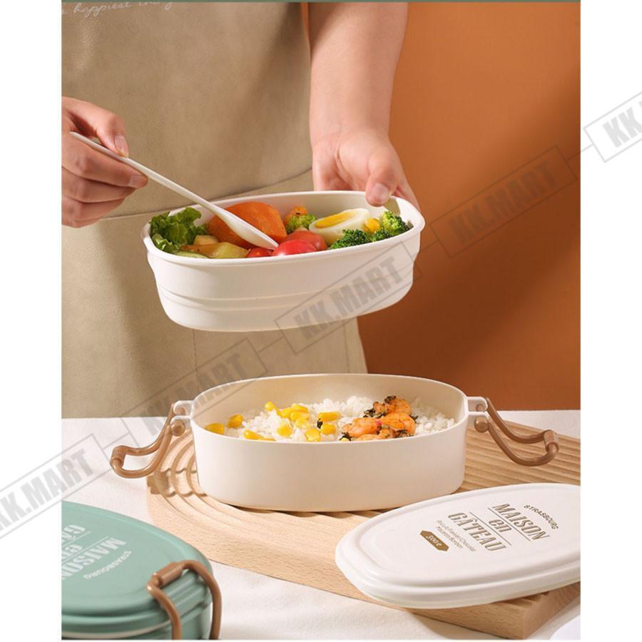 弁当箱 おしゃれ レディース 2段 男性 女子 サブヒロモリ ランチボックスブランシュクレ オーバルタイトランチ : day day shop - 通販 - Yahoo!ショッピング