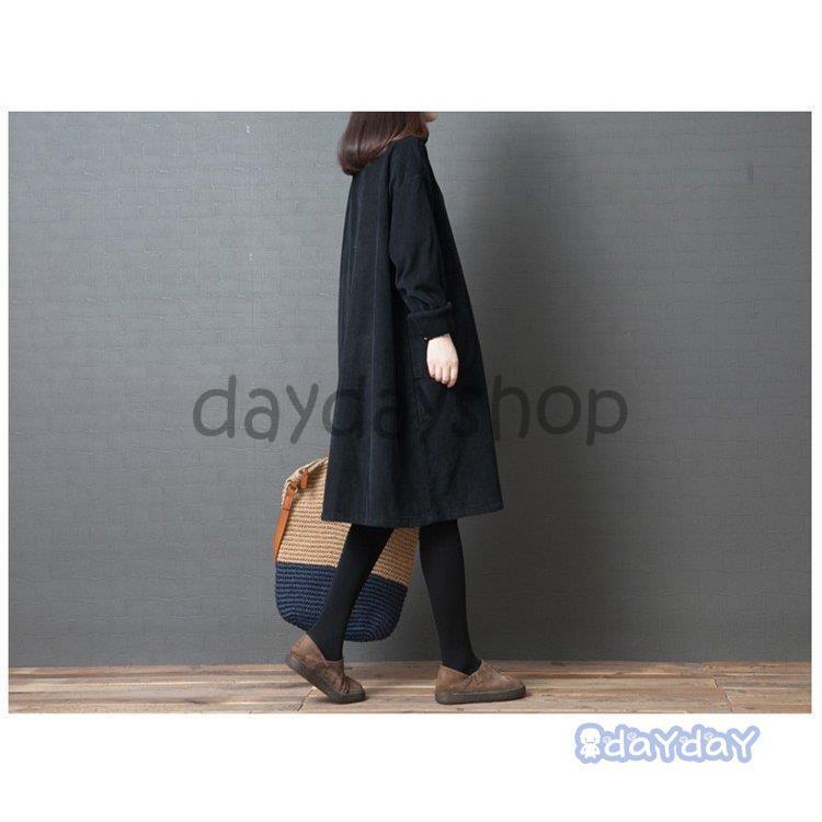 膝丈ワンピース レディース 長袖 ひざ丈 ベロアワンピース ハイネック パーカーワンピース ゆったり 着痩せ 体型カバー 秋 冬 ママ ...