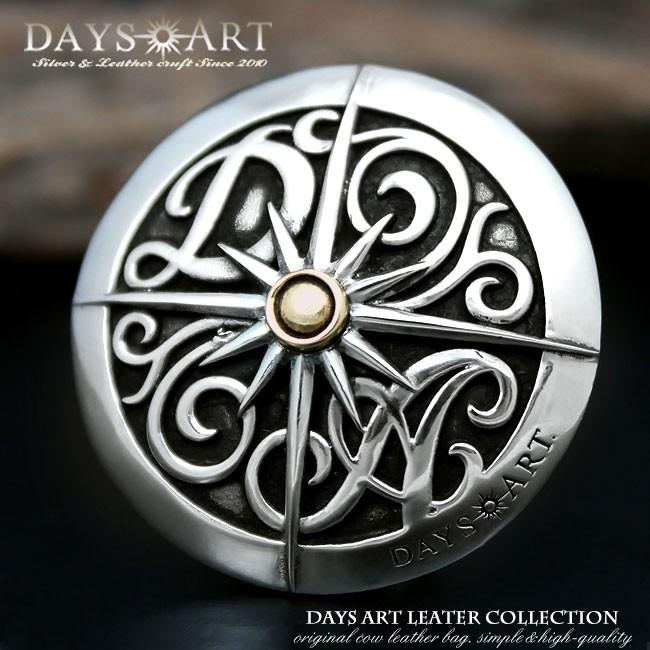 DAYSART コンチョ ネジ式 シルバープラス製 DAYSARTオリジナル L : 革財布・シルバー専門店 Days art - 通販 - Yahoo!ショッピング
