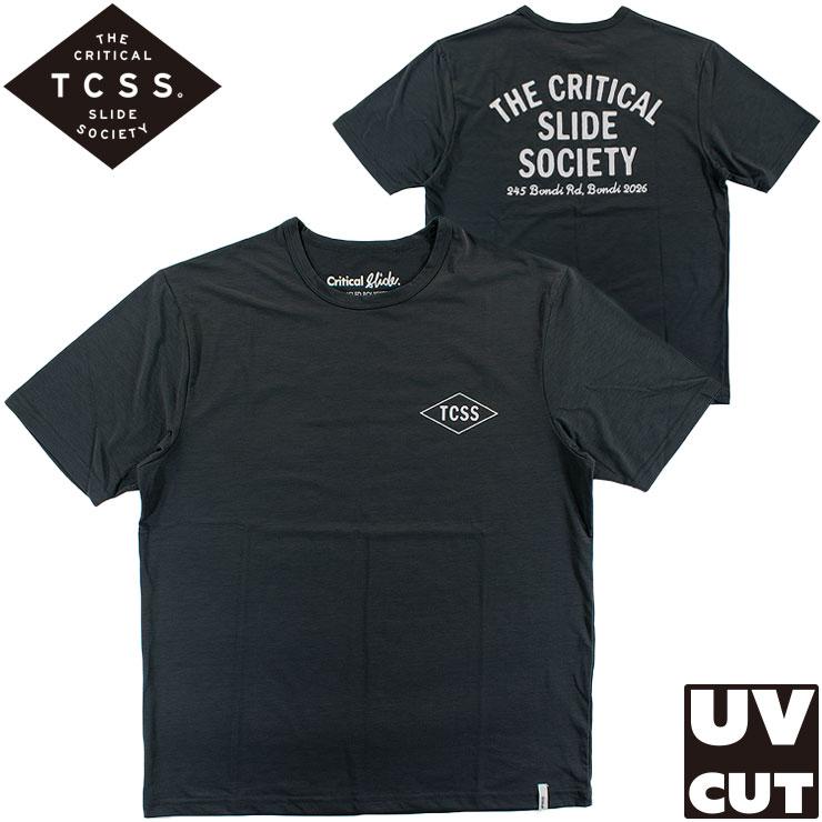 TCSS ティーシーエスエス メンズ ラッシュガード UV UPF50+ 半袖 ラッシュTシャツ 紫外線対策 ロゴ CRITICALSLIDE LE2246 : criticalslide ...