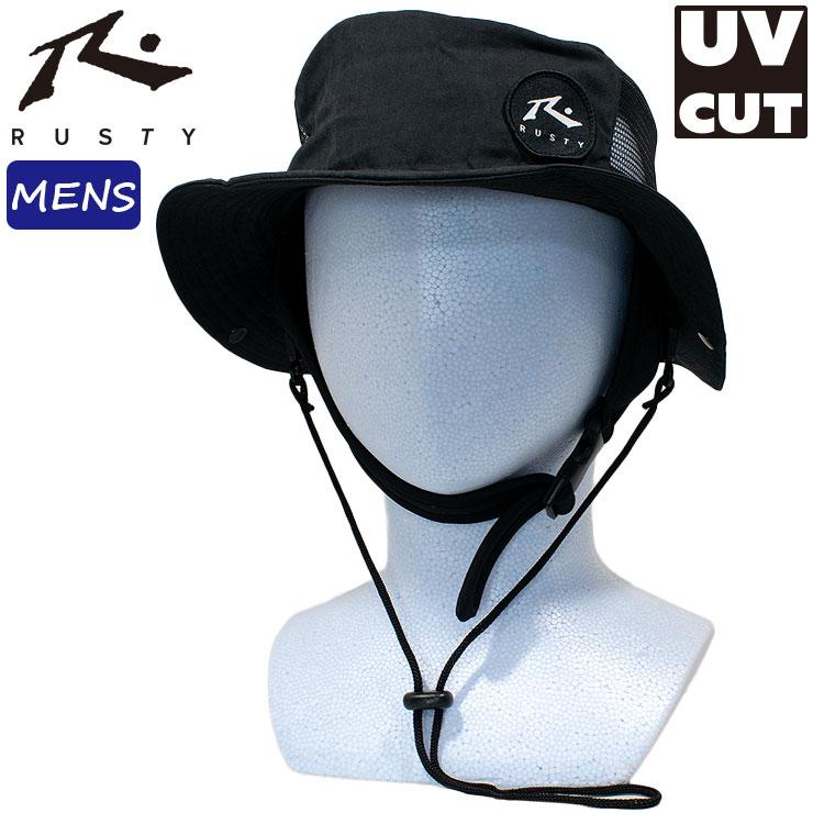 RUSTY ラスティ ハット ビーチハット サーフハット 914905 SURF HAT 帽子 マリンハット シンプル ロゴ UVカット ...