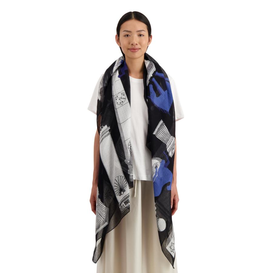 INOUI EDITIONS イヌイエディションズ コットン＆シルク ストール TOTEM スカーフ 80% Cotton 20% Silk トーテム ET191TO : inoui ...