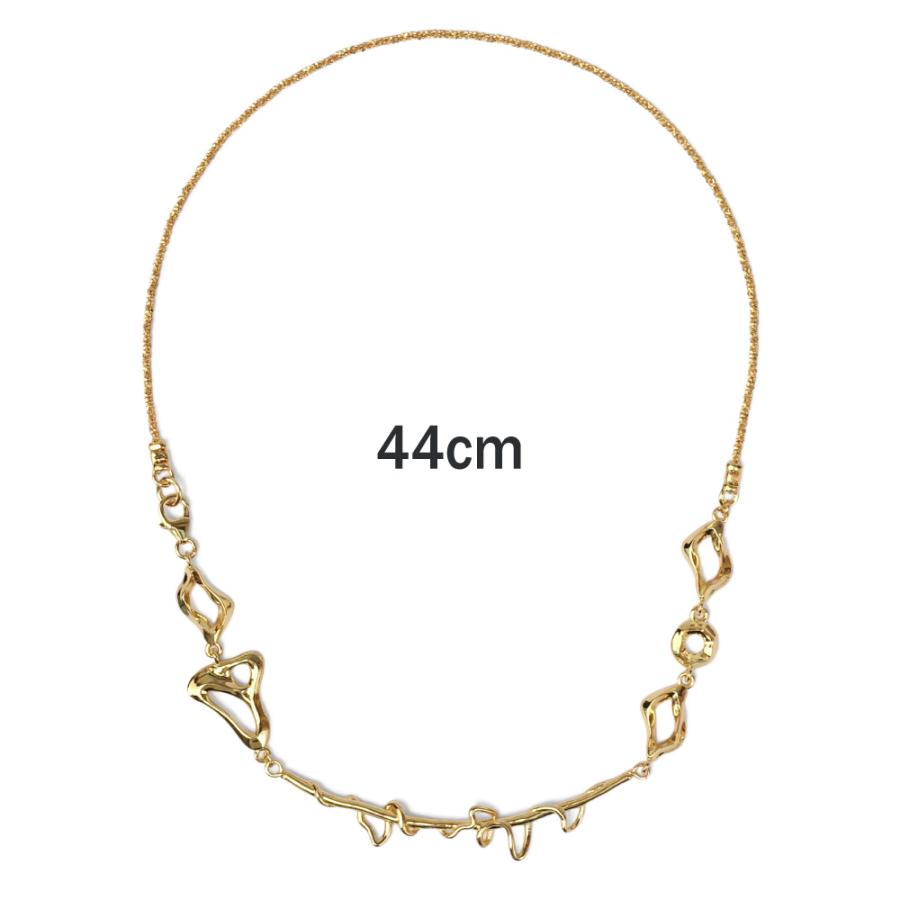 YOSTER ヨースター ユニセックス Cryptic Mind Necklace クリプティックマインドネックレス ゴールド 24K ...