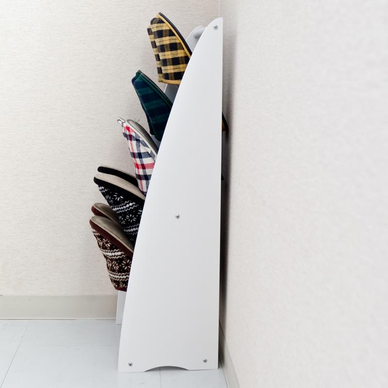 スリッパラック 5段 WAL/WH : DREAMPOT Yahoo!店 - 通販 - Yahoo!ショッピング