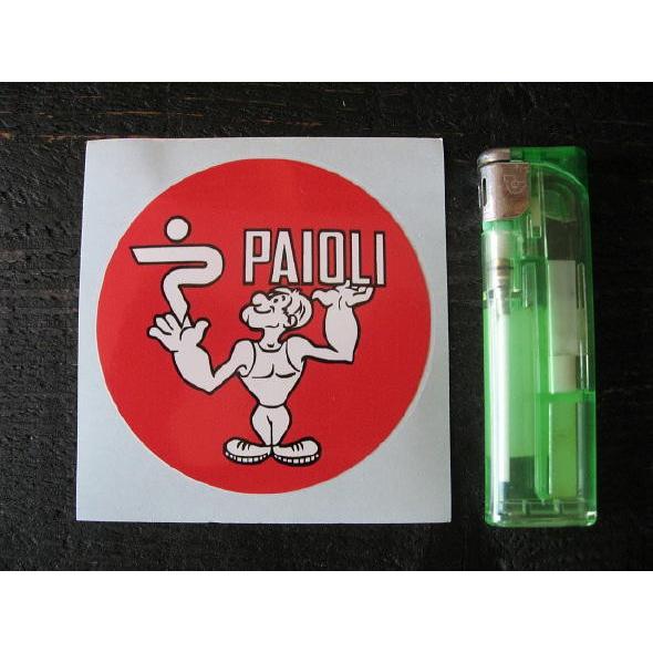 【ネコポス便発送可能】ドゥカティステッカー Paioli Ducati Old Style Red Round Sticker #112 英国 ...