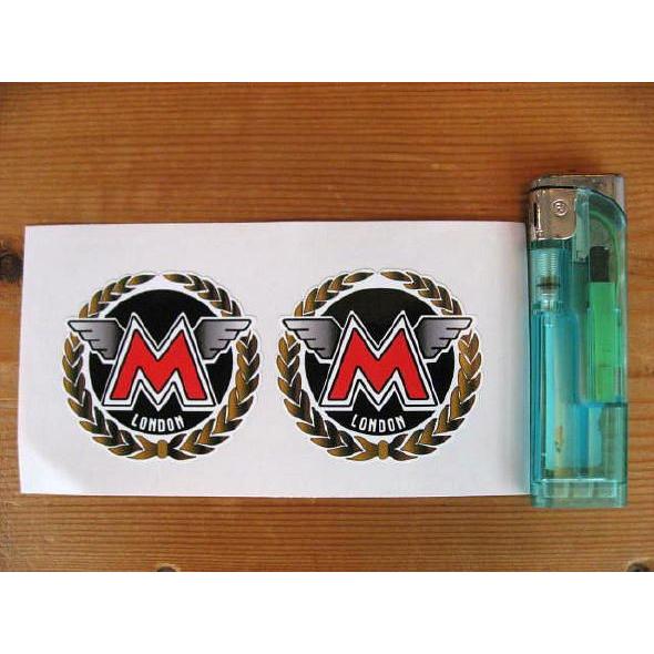 【ネコポス発送可能】マチレスステッカー Matchless London Round Garland Sticker(2枚1セット) #47 ...