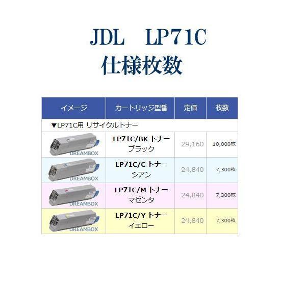 LP71C/Y トナー（イエロー） 高品質リサイクルトナー | LP71C対応 :jdl-lp71c-y-t:DREAMBOX Yahoo!ショップ - 通販 - Yahoo!ショッピング