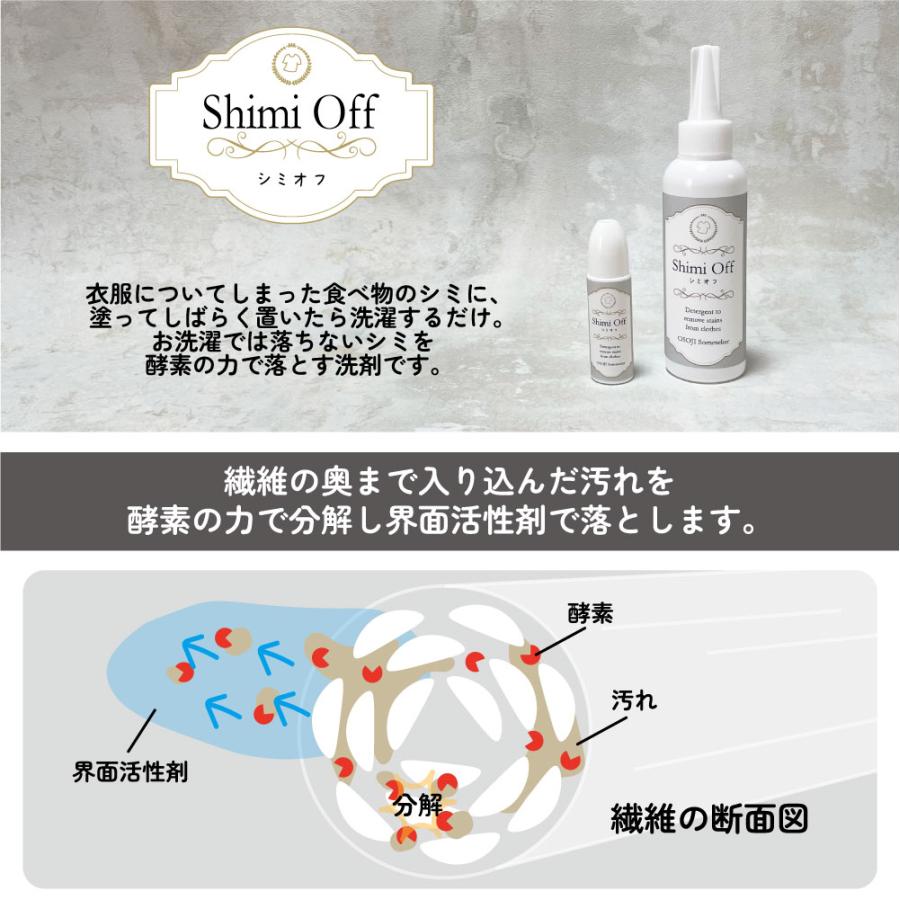 衣類用染み抜き洗剤 Shimi Off 150ml : お掃除ソムリエ ディーシー・ラボ - 通販 - Yahoo!ショッピング
