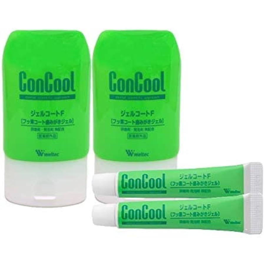 ウエルテック コンクール ジェルコートF 90g×2本+お試しジェルコートF 5g×2本 歯磨きジェル むし歯予防 歯周病 : DCK - 通販 - Yahoo!ショッピング