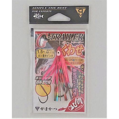 がまかつ G-トレーラー くわせ ダブル 1.5寸/AK-118 #3 夜光ピンク : DCMオンライン - 通販 - Yahoo!ショッピング