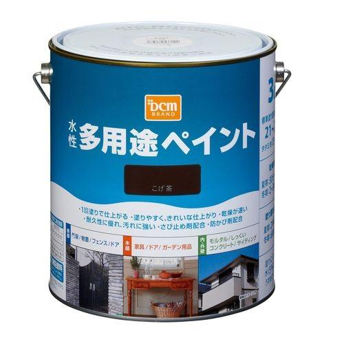 DCM 水性多用途ペイント 3L こげ茶 : DCMオンライン - 通販 - Yahoo!ショッピング