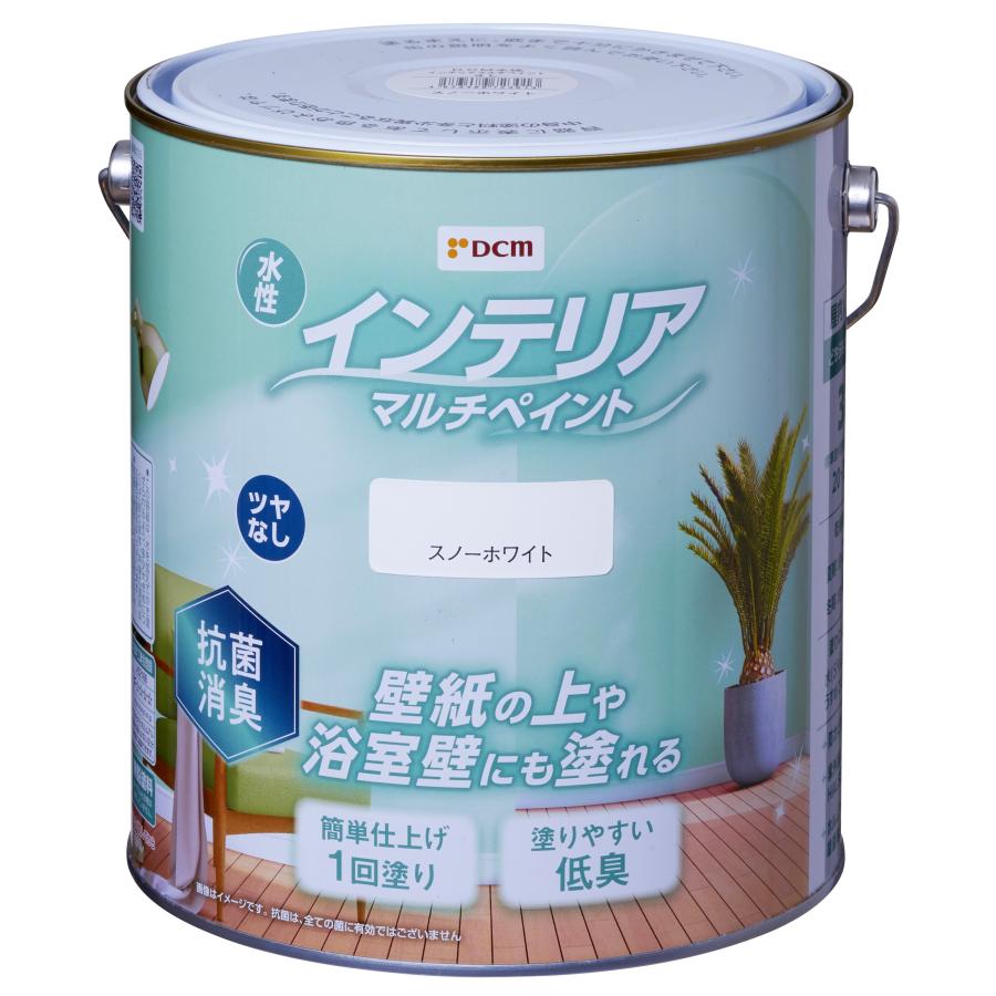 DCM 水性 インテリアマルチペイント 3L スノーホワイト : DCMオンライン - 通販 - Yahoo!ショッピング