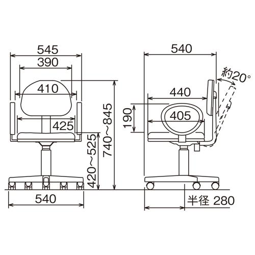 ナカバヤシ エコノミーロッキングチェア/RZC-N04BK ブラック : DCMオンライン - 通販 - Yahoo!ショッピング