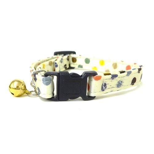 マイスター キャットセーフティカラー/カラフルドット ホワイト/首周り約17〜27cm : DCMオンライン - 通販 - Yahoo!ショッピング