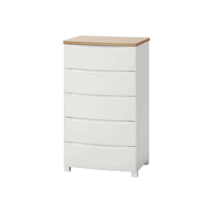 アイリスオーヤマ 【簡単組立】ウッドトップノックダウンチェスト/KDMG-565WT ホワイト/5段 : DCMオンライン - 通販 - Yahoo!ショッピング