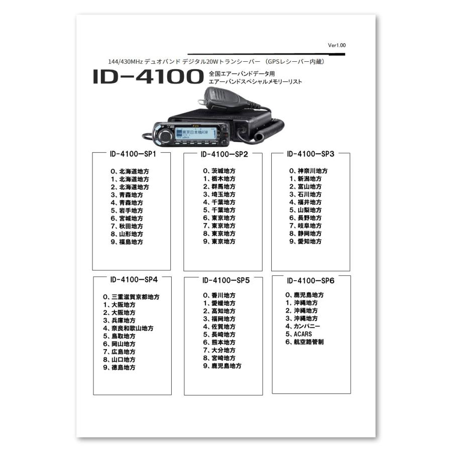 ICOM アマチュア無線 ID-4100 エアーバンドスペシャル アイコム 144/430MHz デュオバンド デジタル20Wトランシーバ ...