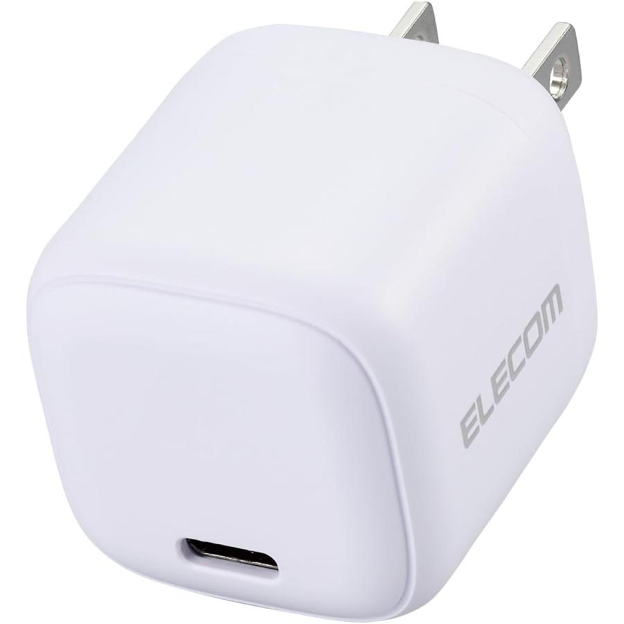 エレコム USB PD 30W AC充電器 (Type-C×1) PPS対応 折りたたみプラグ 軽量 ホワイト MPA-ACCP7830WH ...
