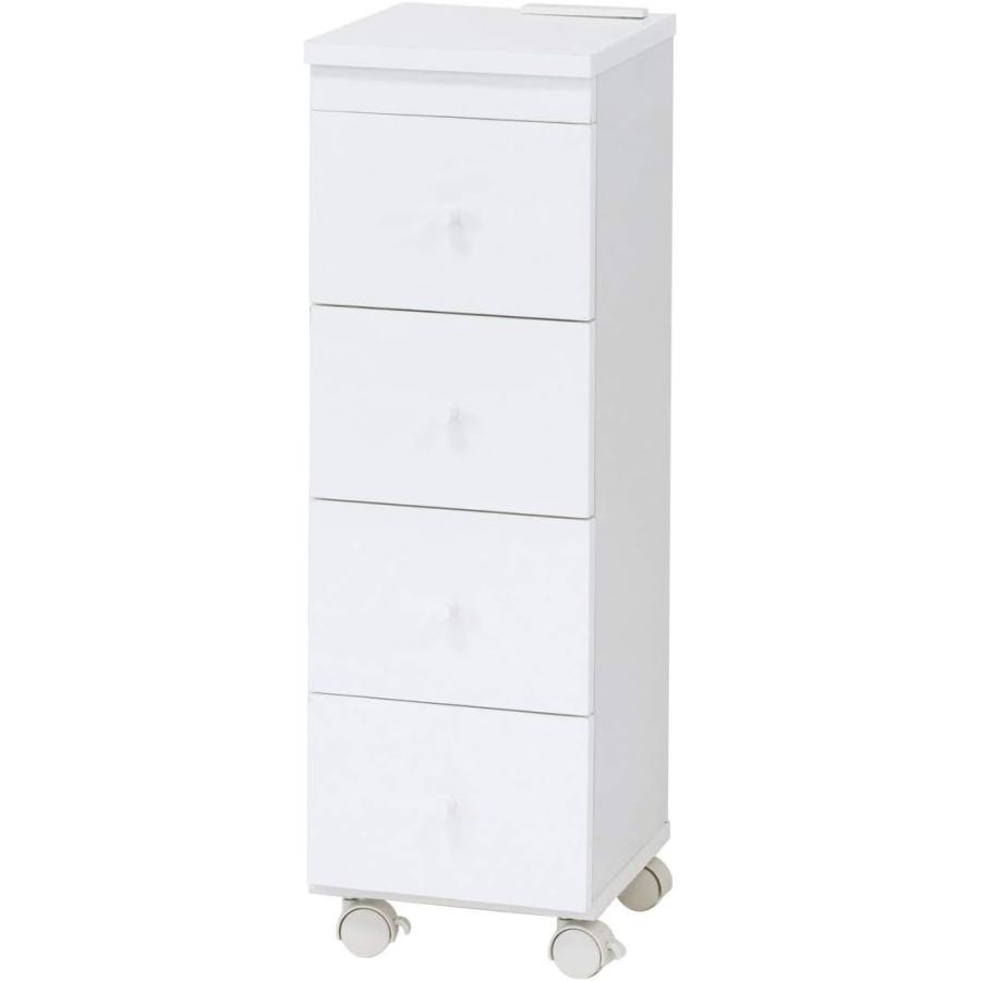 クロシオ(Kuroshio) スリムワゴン W25 ランドリー収納 ホワイト キャスター付き 幅25cm : 4954877528746 : でんでんショッピング ヤフー店 - 通販 ...